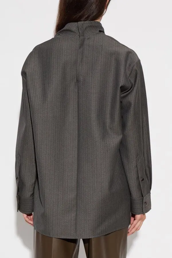 Bottega Veneta Wool Top With Ruching