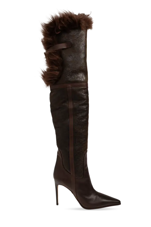 Dsquared2 Heeled Boots With Fur