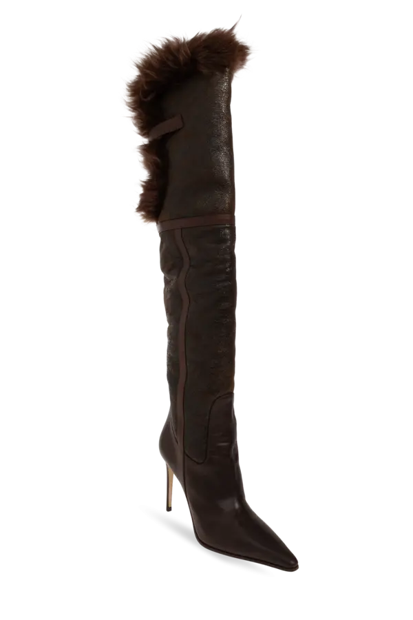 Dsquared2 Heeled Boots With Fur