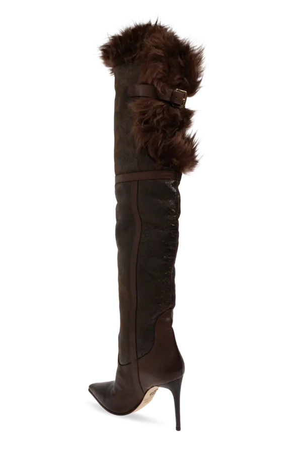 Dsquared2 Heeled Boots With Fur