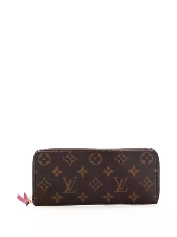 LOUIS VUITTON Clemence Wallet Monogram Canvas Small Wallets