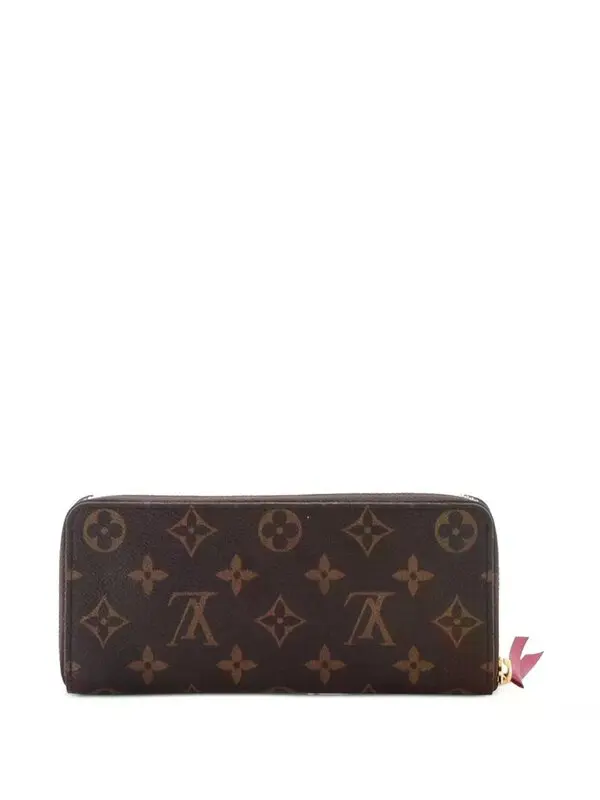 LOUIS VUITTON Clemence Wallet Monogram Canvas Small Wallets