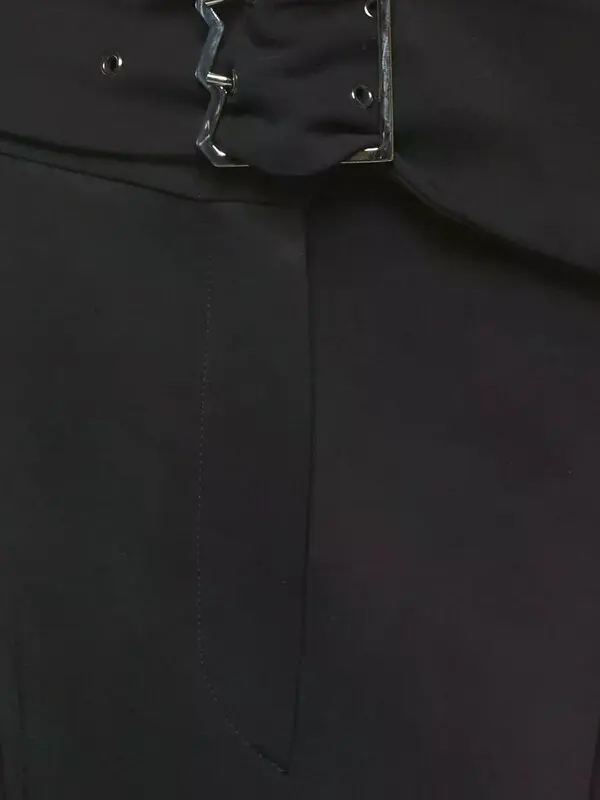 Emporio Armani Crepe Belted Trousers
