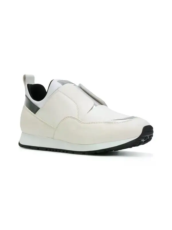 TOD'S Paneled Slip-on Leather And Neoprene Sneakers