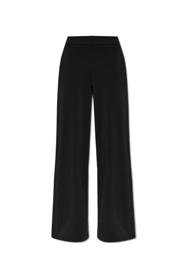 Emporio Armani Wide-leg Pants - Black