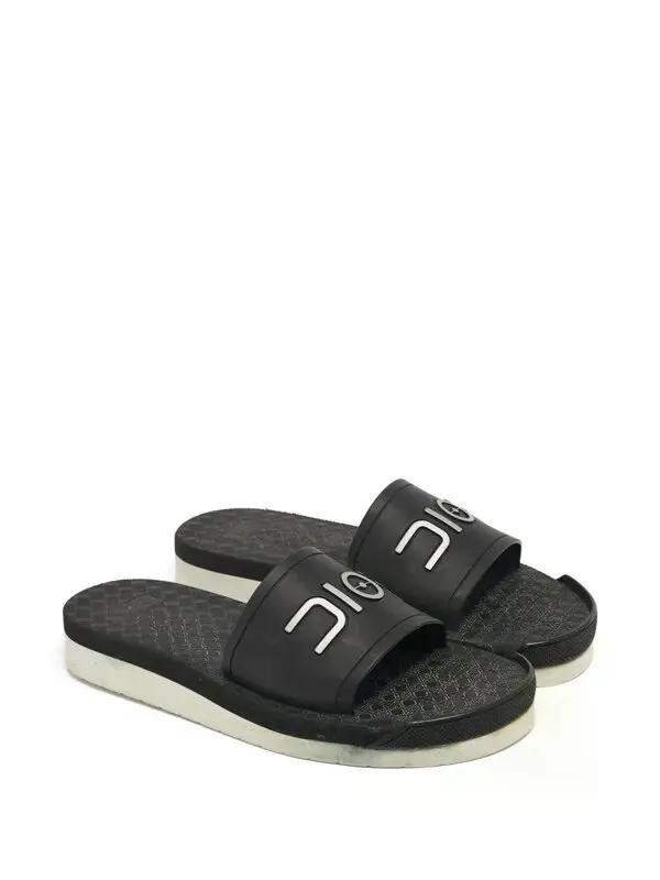 Dior Alpha Logo Detail Flat Sandals