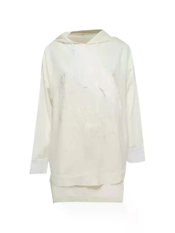 Fendi Logo Sequin-embroidered Hoodie