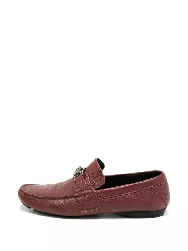 Versace Medusa Leather Loafers