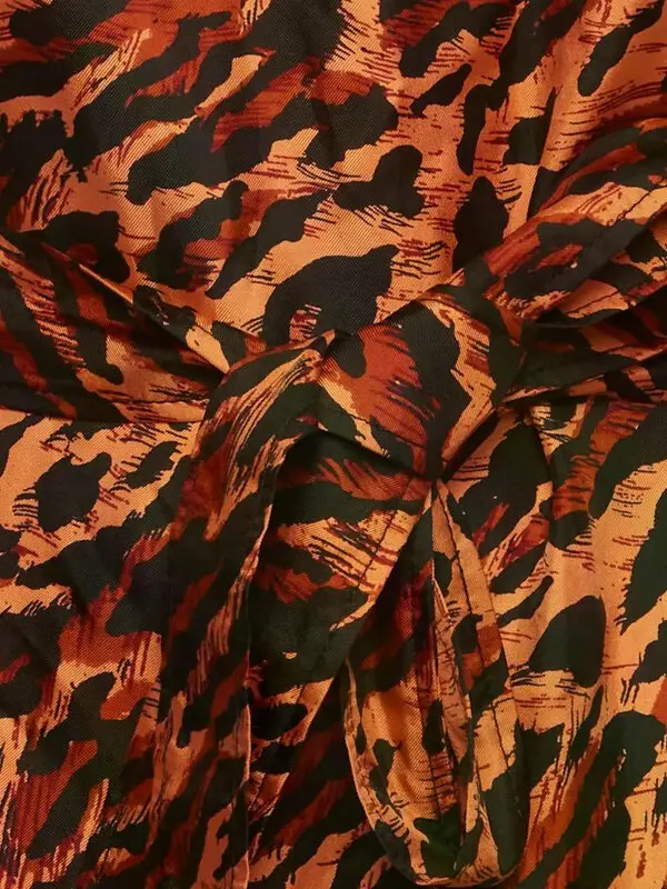 Sandro Leopard-print Silk Mini Dress