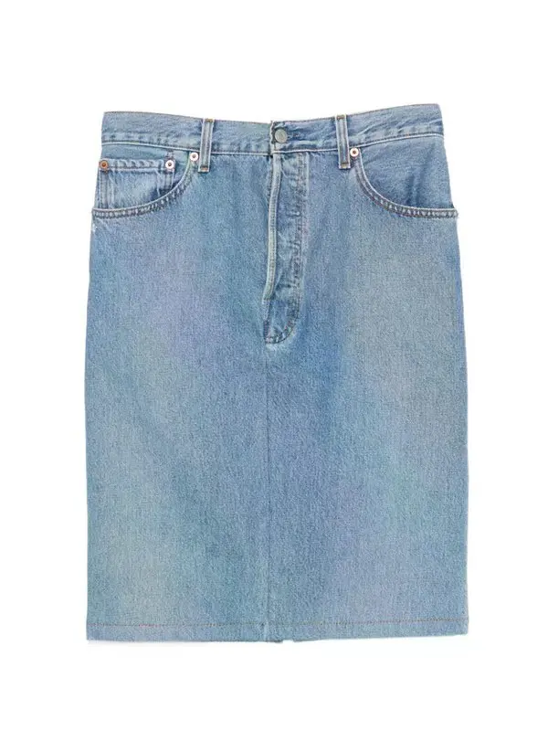 BLESS Front Slit Denim Skirt
