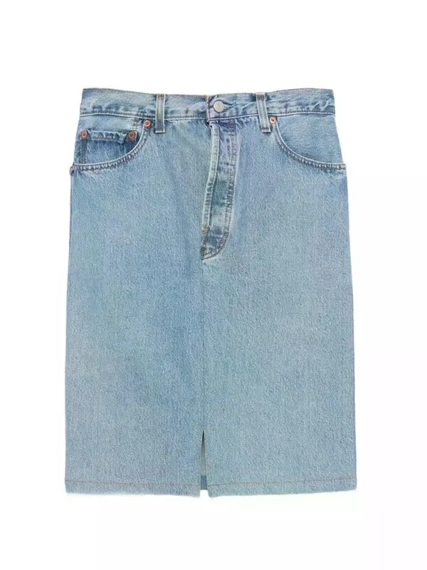 BLESS Front Slit Denim Skirt