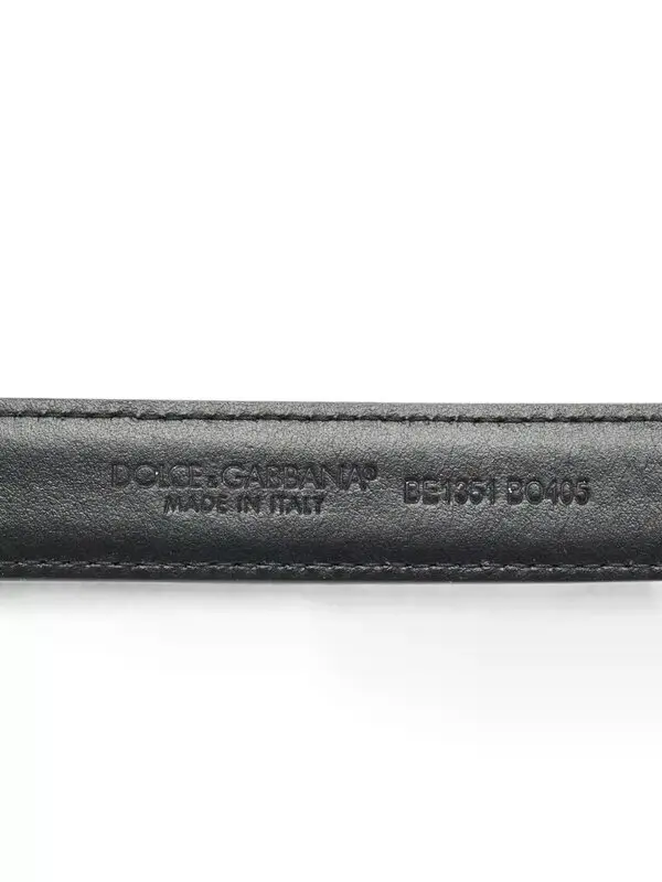 Dolce & Gabbana Leather Pin-buckle Belt