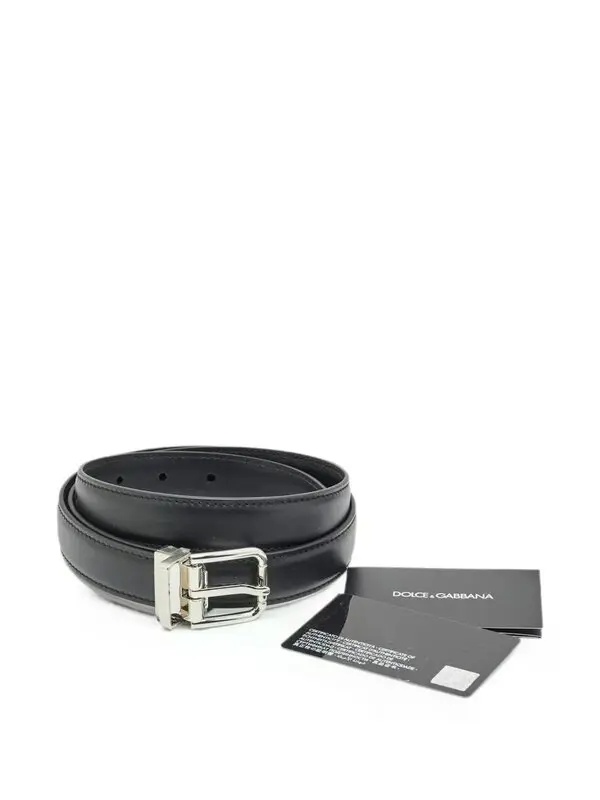 Dolce & Gabbana Leather Pin-buckle Belt