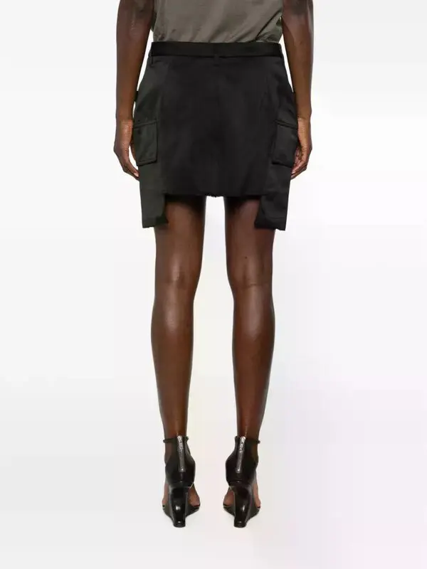 Rick Owens Firbanks Cargo Mini Skirt