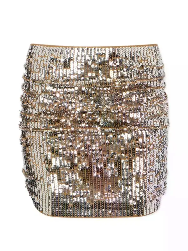 Dsquared2 All-over Sequined Stretch Jersey Mini Skirt