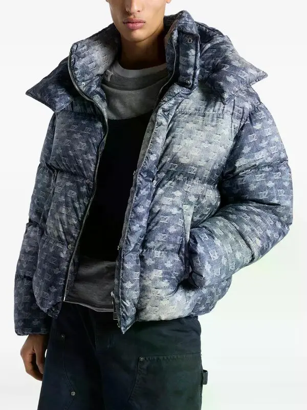 Dsquared2 Monogram Puffer Jacket - Blue