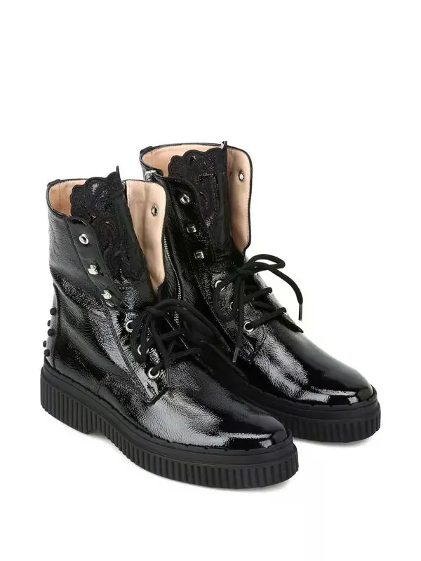TOD'S Studded Combat Boots