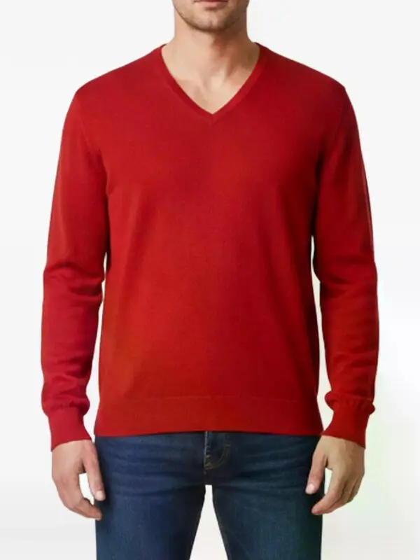 Loro Piana V-neck Fine Knit Sweater