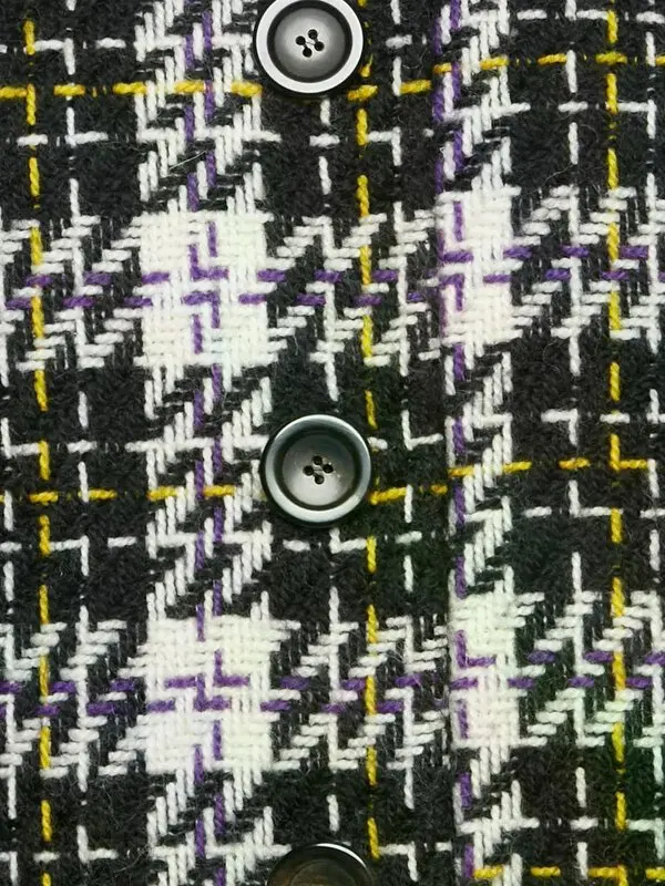 Miu Miu Houndstooth Wool Coat