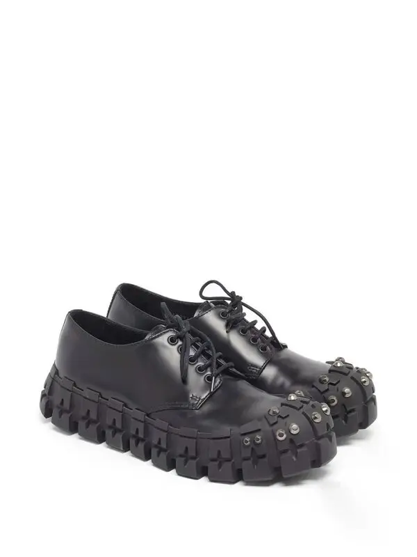 Prada Studded Wheel-lug Sneakers