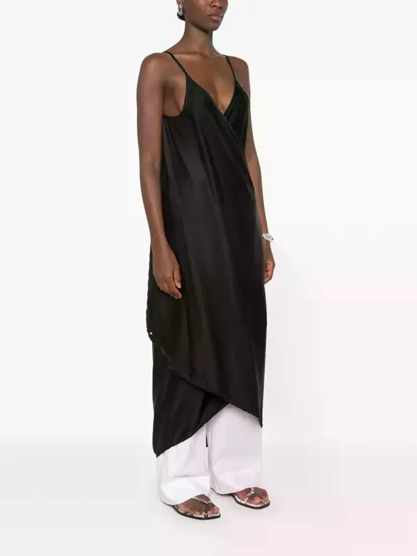 BLESS Wrap-style Midi Dress