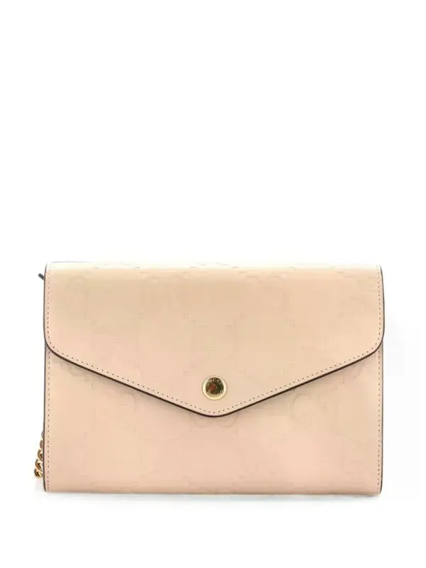 Gucci Envelope Wallet On Chain Guccissima Leather Shoulder Bag