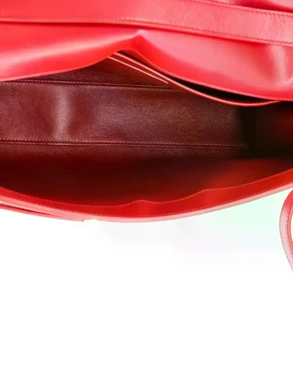 Saint Laurent Manhattan Medium Shoulder Bag - Red