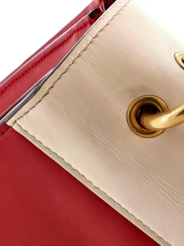 Gucci Queen Margaret Leather Small Satchel - Multicolour