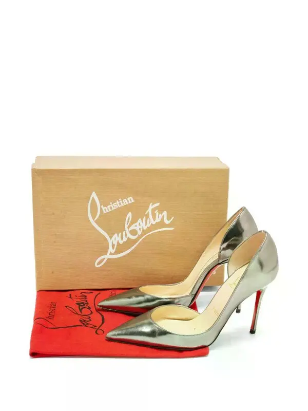 CHRISTIAN LOUBOUTIN Iriza D'orsay Pumps - Silver