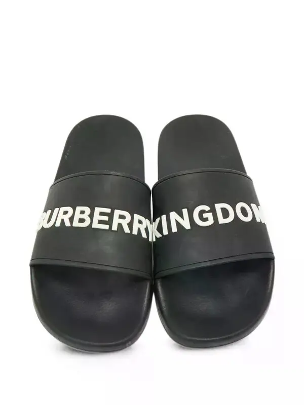 Burberry Embossed Logo Slides