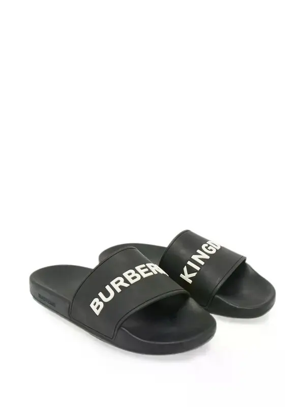 Burberry Embossed Logo Slides
