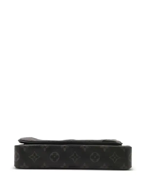 LOUIS VUITTON Trio Messenger Monogram Eclipse Shoulder Bag - Black