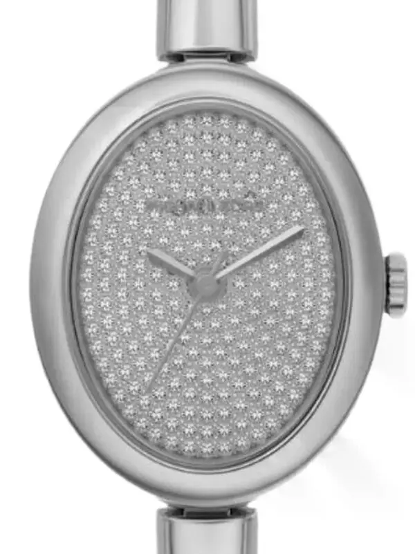 Michael Kors Petite Maude Rose-tone Bangle Watch - Silver