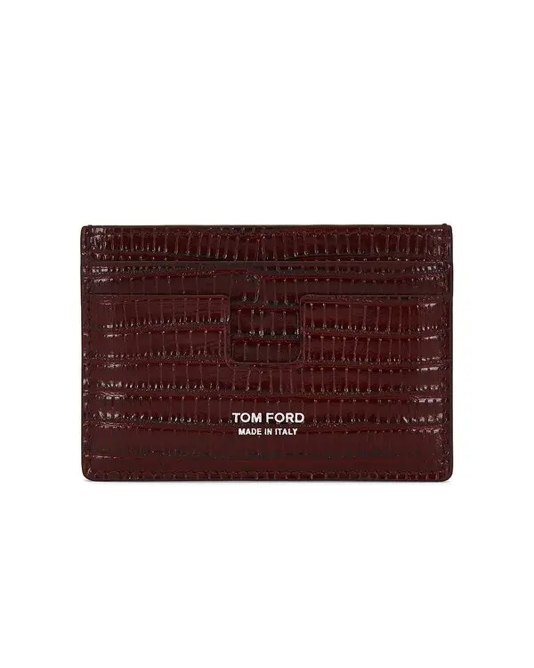 TOM FORD Printed Tejus T Line Classic Card Holder