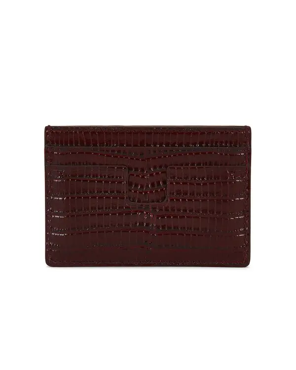 TOM FORD Printed Tejus T Line Classic Card Holder