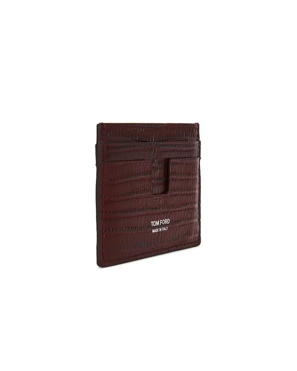 TOM FORD Printed Tejus T Line Classic Card Holder