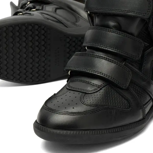 Isabel Marant Étoile Bekett High Top Sneakers With Hidden Wedge - Black