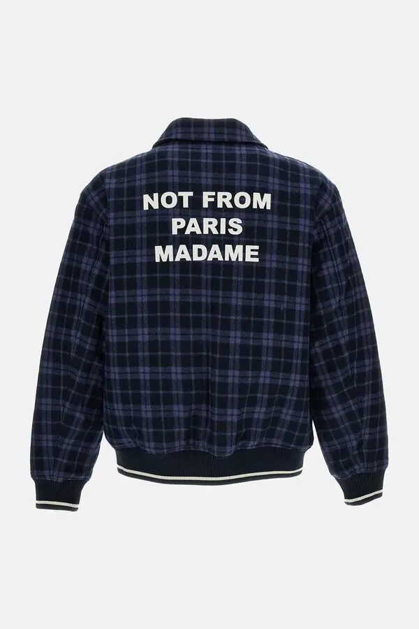 Drole De Monsieur Plaid Flannel Jacket