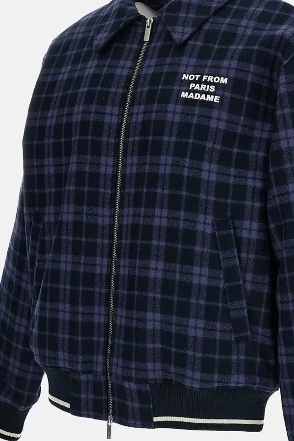 Drole De Monsieur Plaid Flannel Jacket