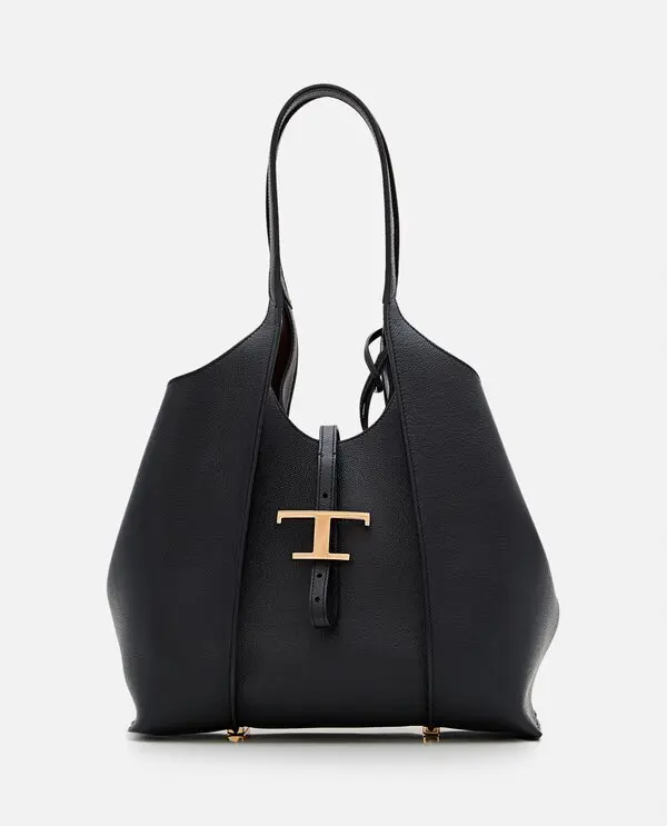 TOD'S T Timeless Small Shopper Bag - Nero