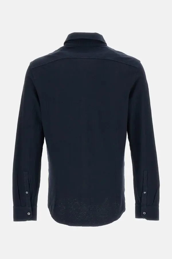 DRUMOHR Camicia Con Collo Alla Francese - Blue