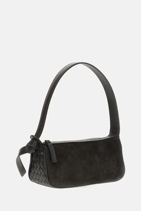 Bottega Veneta Knot Detail Shoulder Bag - Marrone
