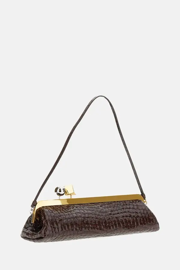 Jacquemus La Pochette Salon Clutch - Marrone