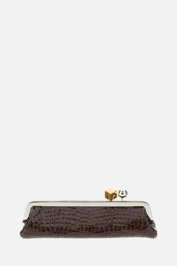 Jacquemus La Pochette Salon Clutch - Marrone