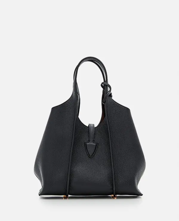 TOD'S Timeless Mini Leather Shopping Tote - Nero
