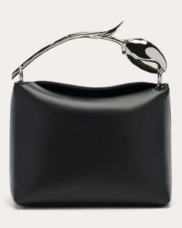 Erdem Mini Bloom Leather Handbag