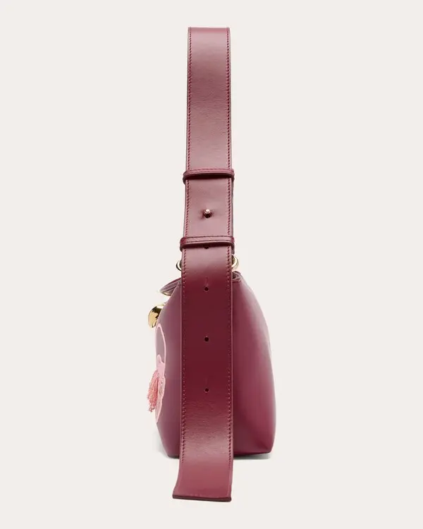 Erdem East West Bloom Leather Handbag