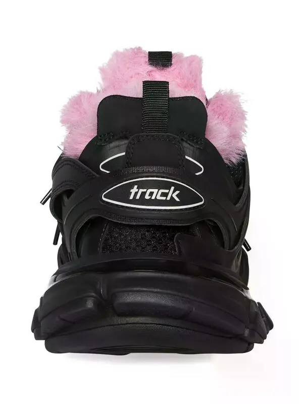 Balenciaga Track Faux Fur-lined Sneakers