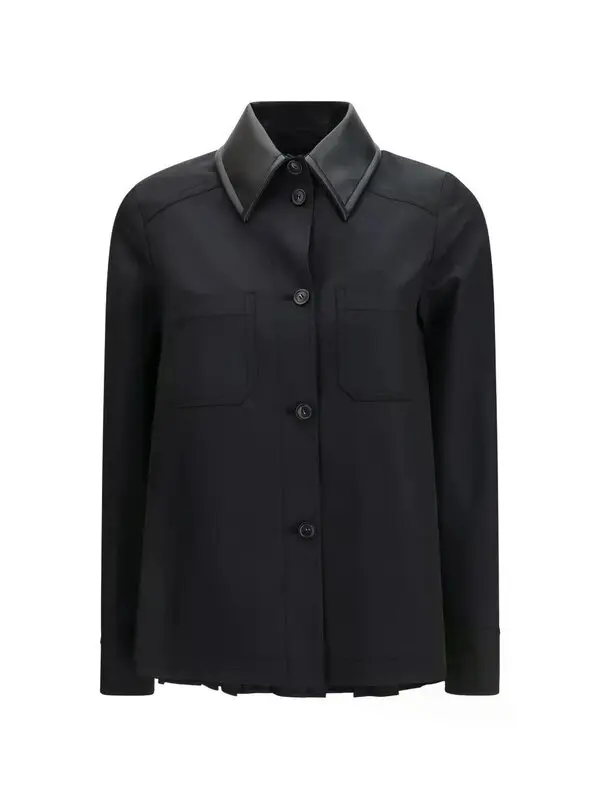 Max Mara Pleated-back Overshirt