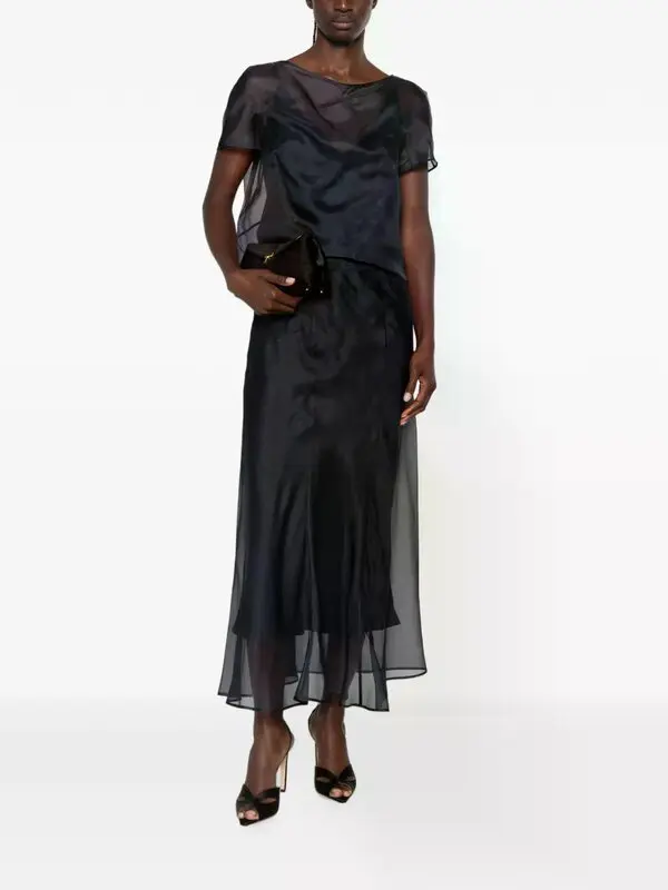 Max Mara Sheer Silk Top